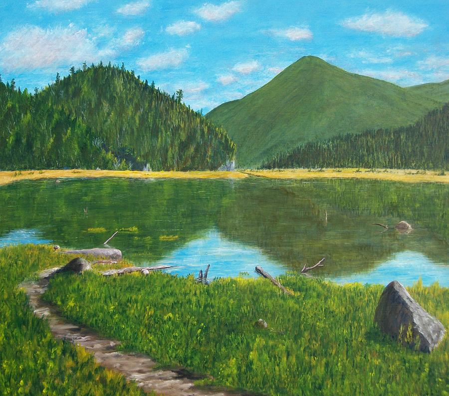 Flowed Lands Painting by Gary Adams - Fine Art America