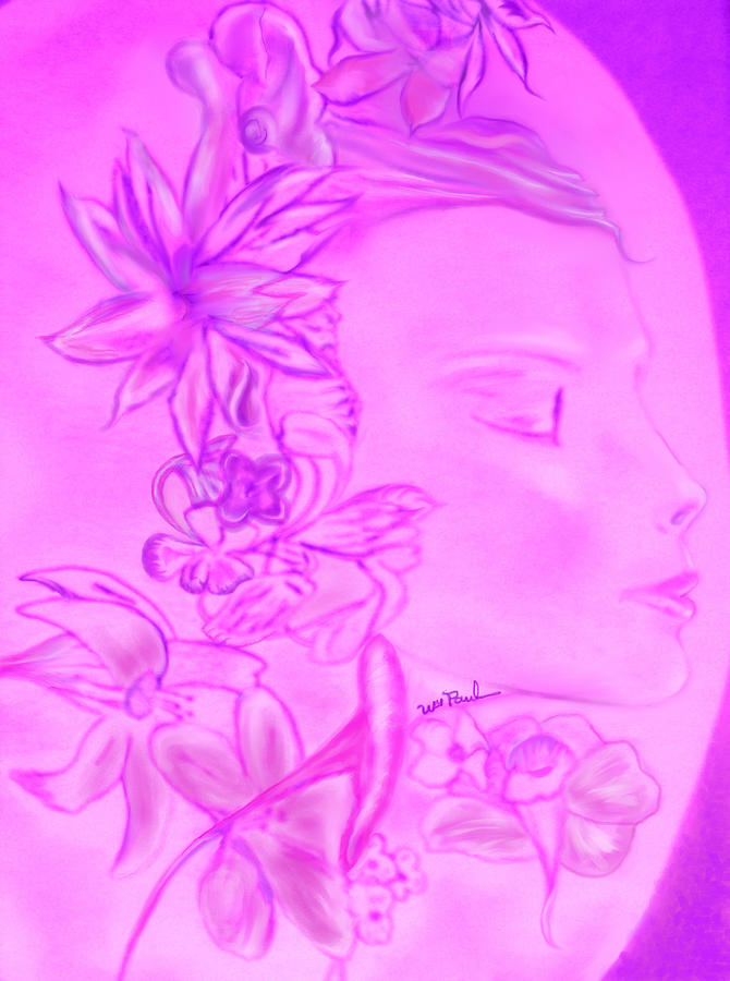 Flower Sprite Mixed Media by William Paul Marlette | Pixels