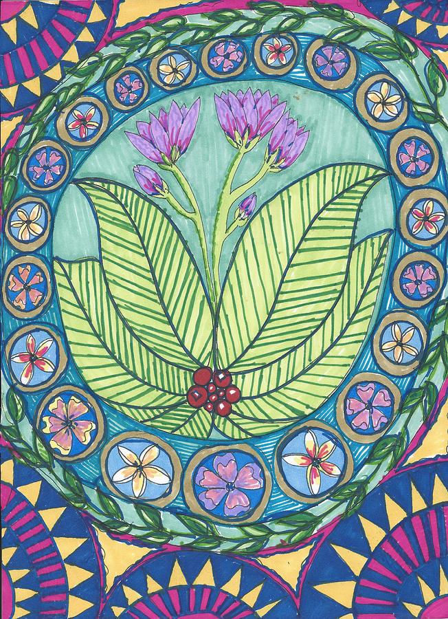 Flowers Blossom Drawing by Ali Rush | Fine Art America