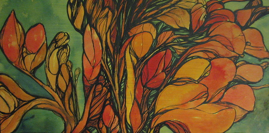 Flowers Painting by Dan Johnson - Fine Art America