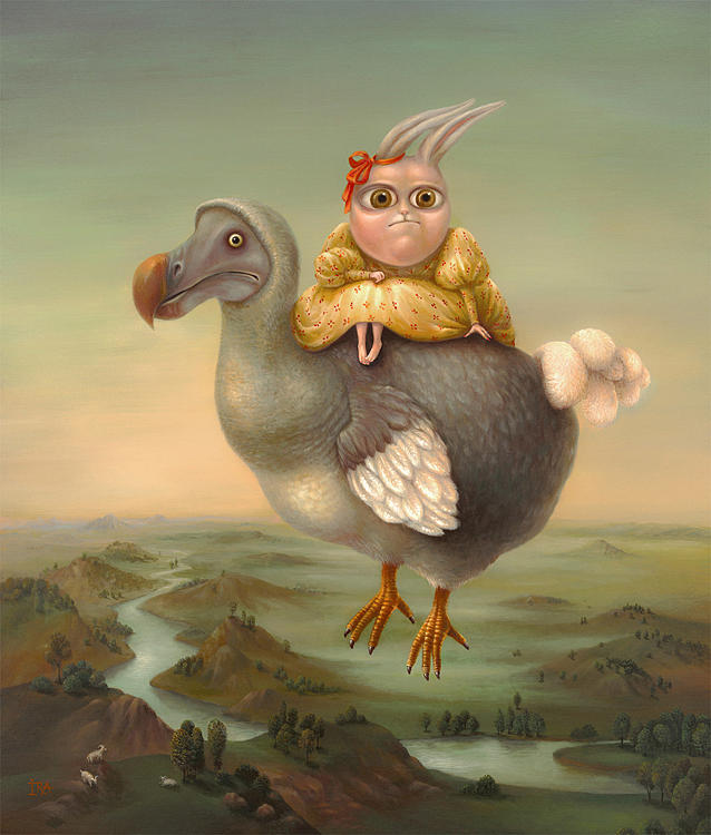 Flying Dodo Painting by Irena Aizen - Fine Art America
