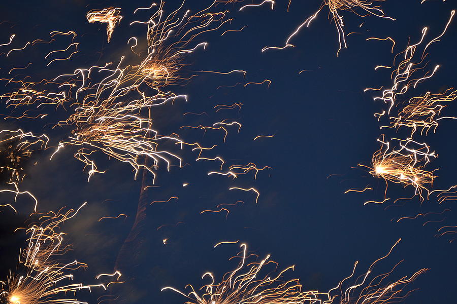 Flying Fireworks Photograph by Kim Stafford - Fine Art America