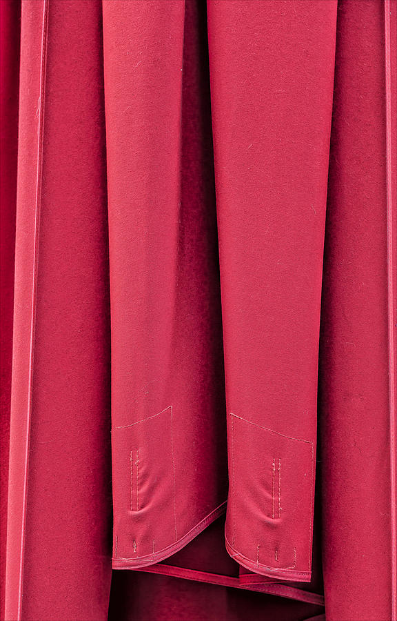 Folded Red Fabric Photograph by Robert Ullmann - Fine Art America