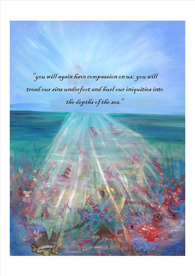 Forgiven Painting by Beth Evans - Fine Art America