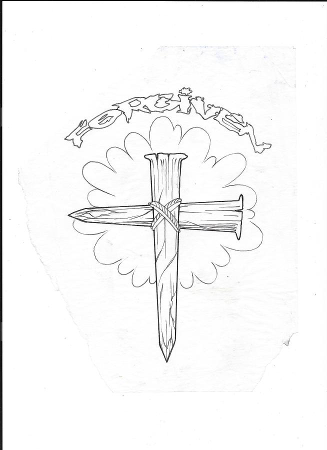 Forgiven Drawing by Michael Martinez - Fine Art America