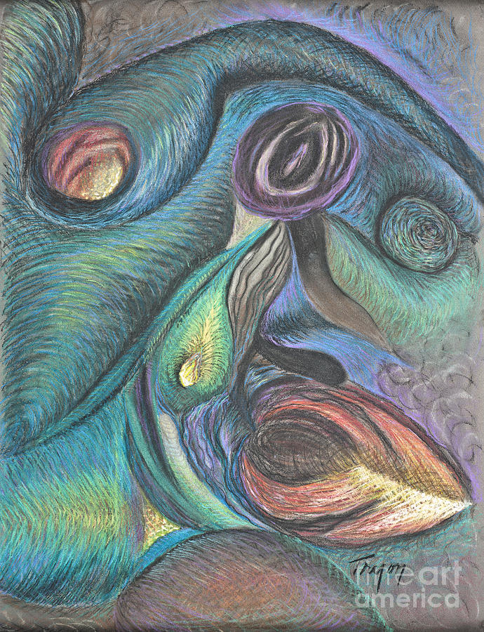 Formations Drawing by Loretta Tryon - Fine Art America