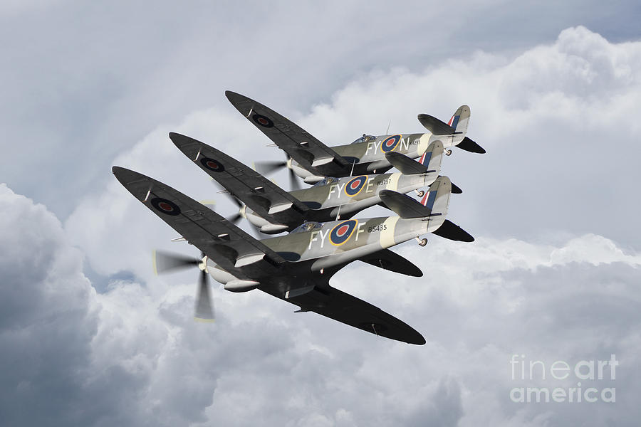 Formidable Spitfire Digital Art by Airpower Art - Fine Art America