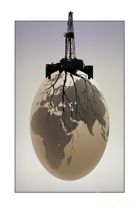 Fracking Digital Art by Chris Van Es - Fine Art America