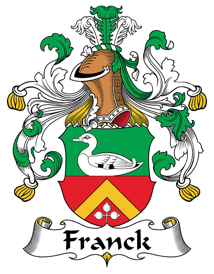 Franck Coat of Arms German Digital Art by Heraldry - Fine Art America