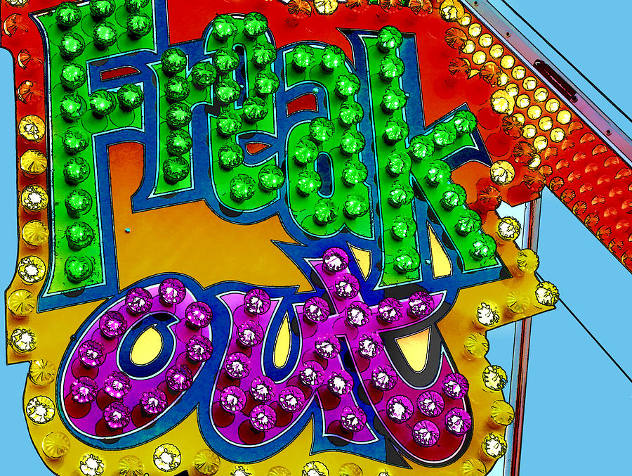 Freak Out Digital Art by L Topel - Fine Art America