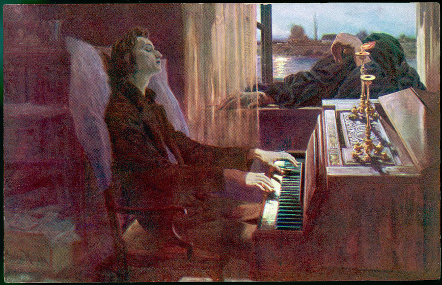 Frederic Chopin Polish Musician 'the Drawing by Mary Evans Picture Library - Fine Art America