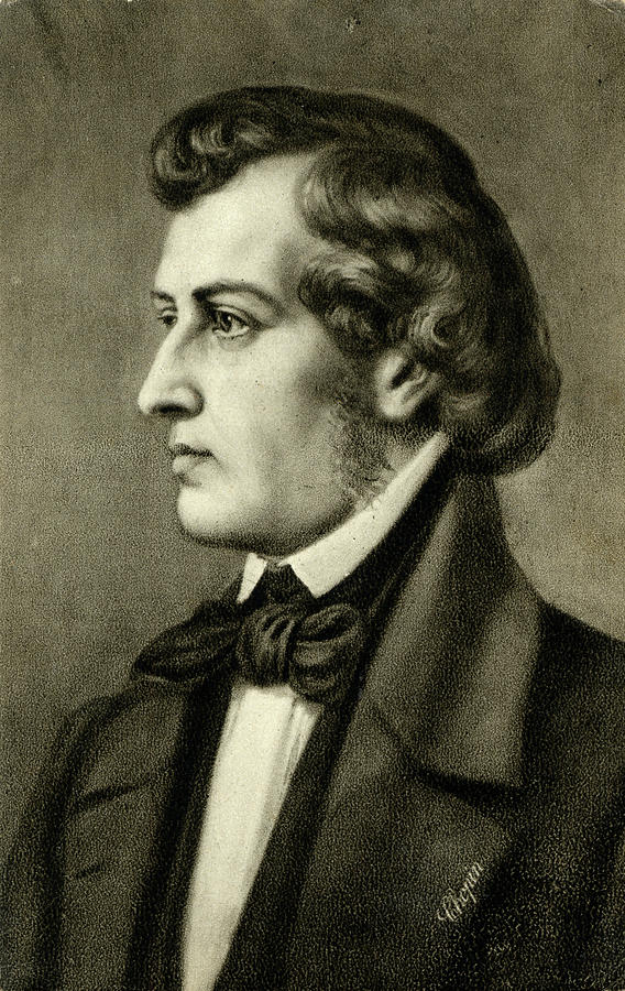 Frederic Chopin Portrait Polish Drawing by English School - Fine Art America