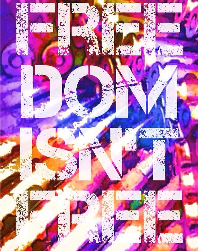 Freedom costs Digital Art by Justin Hall | Pixels