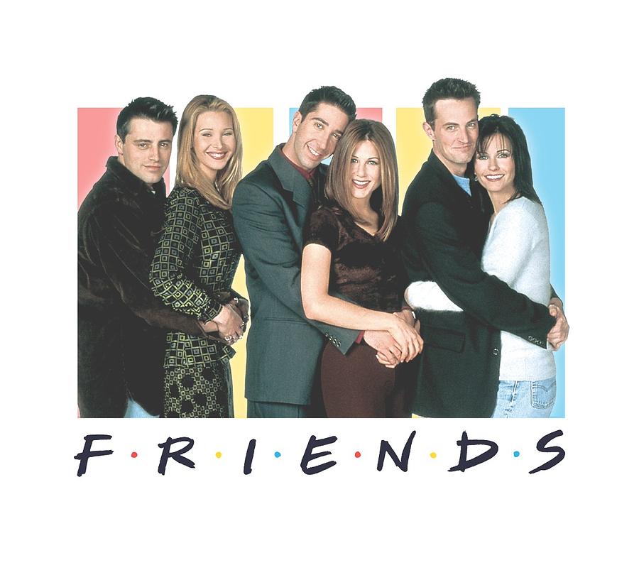 Friends - Cast Logo Digital Art by Brand A