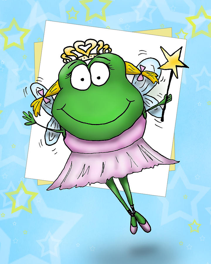 Froggy Fairy Mixed Media by Nicole Spencer - Fine Art America
