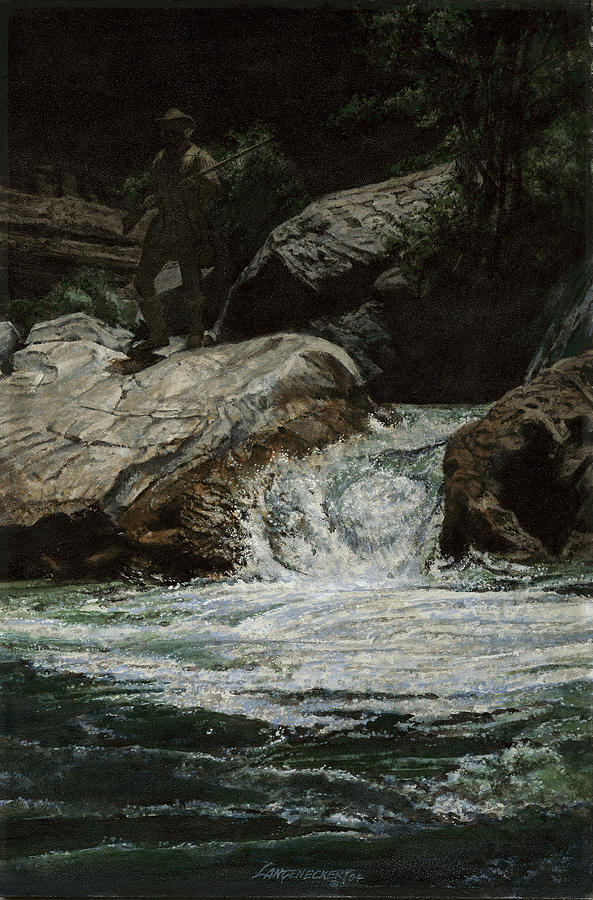 Arizona Frontiersman Rocks Painting by Don Langeneckert - Fine Art America