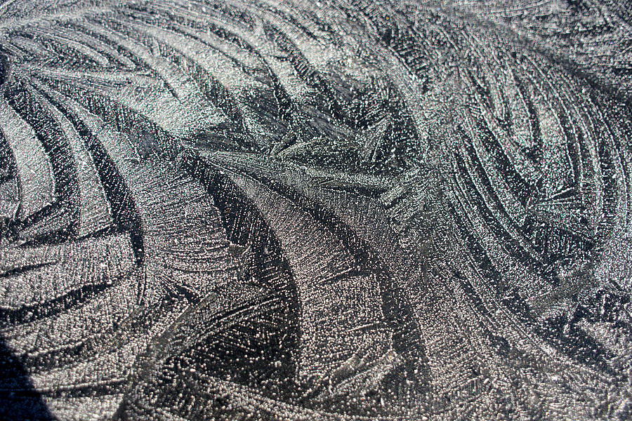Frost Patterns Winter In British Photograph by Richard Wright - Pixels