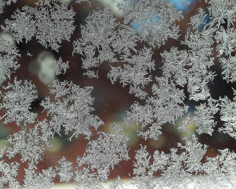 Frosted Window Photograph by Frozen in Time Fine Art Photography - Pixels