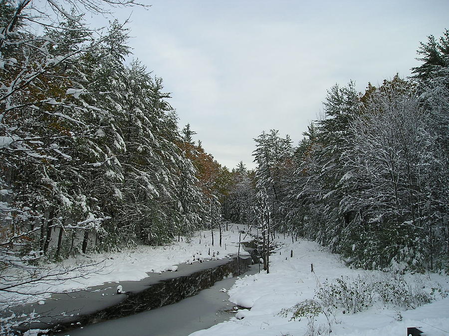 Frozen Fall Photograph by Eric Leclerc - Pixels