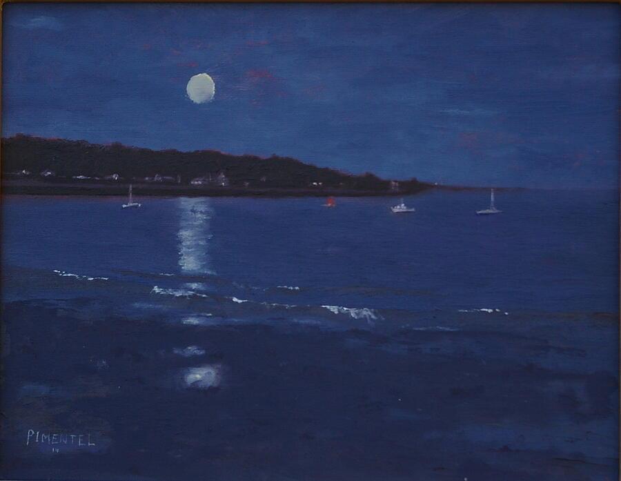 Full Moon Painting by Mark Pimentel - Fine Art America