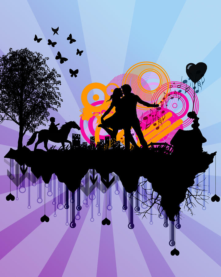 Fun Vector Artwork Digital Art by Courtney Dutton - Fine Art America