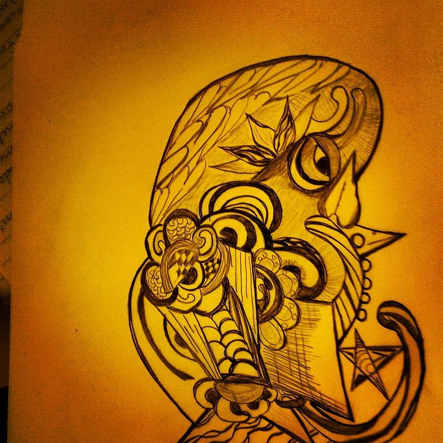 Funky Bird Drawing by Eaving Dream - Fine Art America