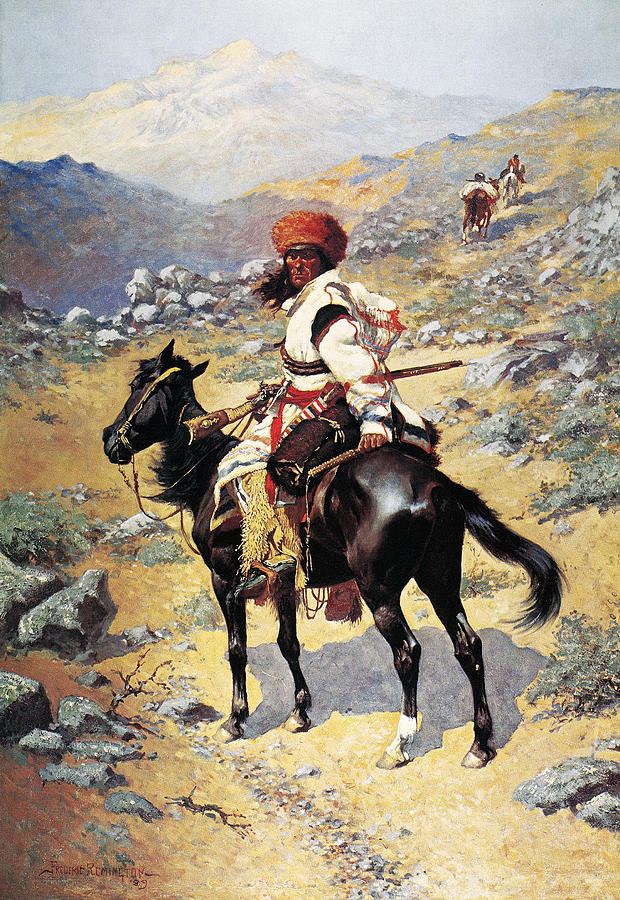 Fur Trapper, 1889 Painting by Granger | Pixels