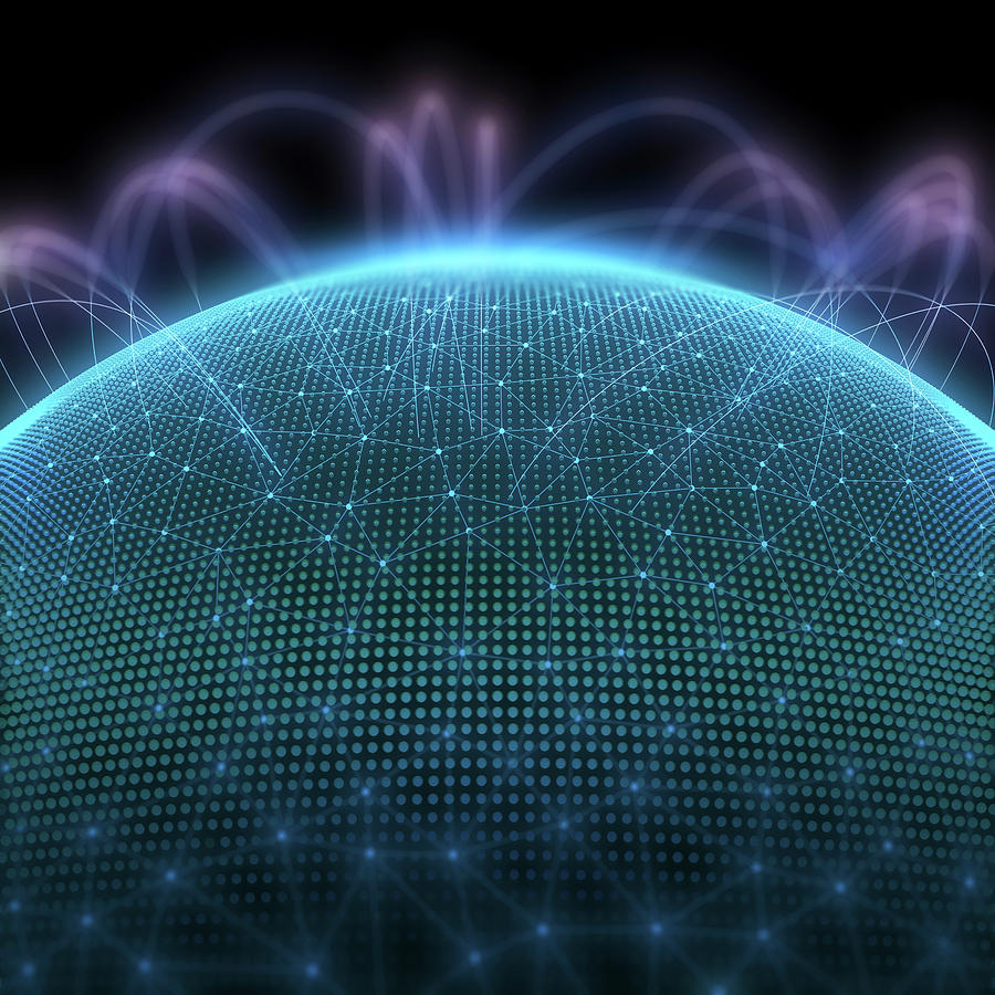 Futuristic Planet by Science Photo Library