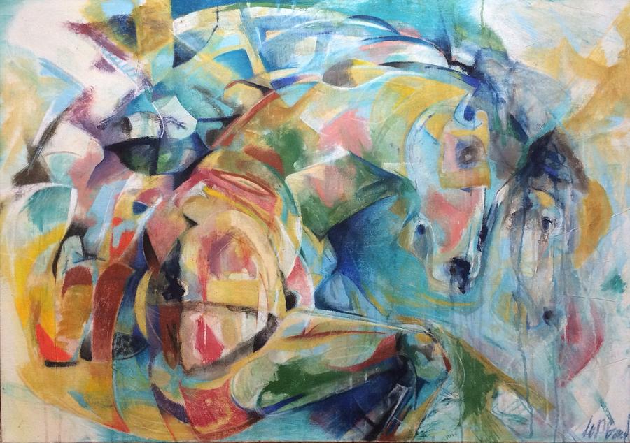 Galloping I Painting by Seth Benzel - Fine Art America