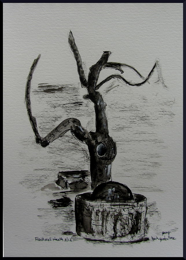 Garden tree Painting by Gary Kirkpatrick - Fine Art America