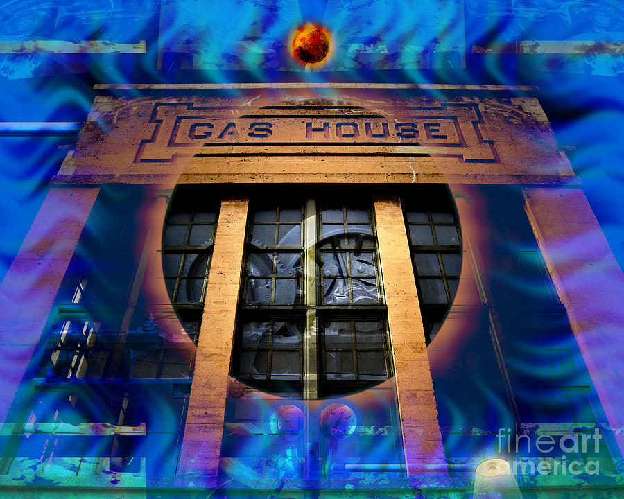 Gas House Digital Art by George Lodge - Pixels