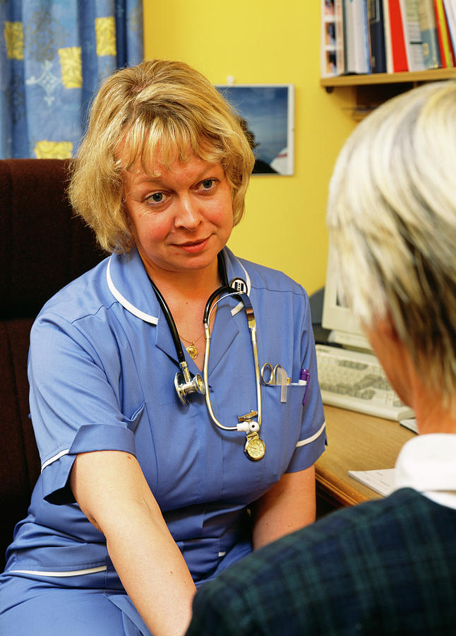 General Practice Nurse Photograph by Mark Thomas/science Photo Library ...