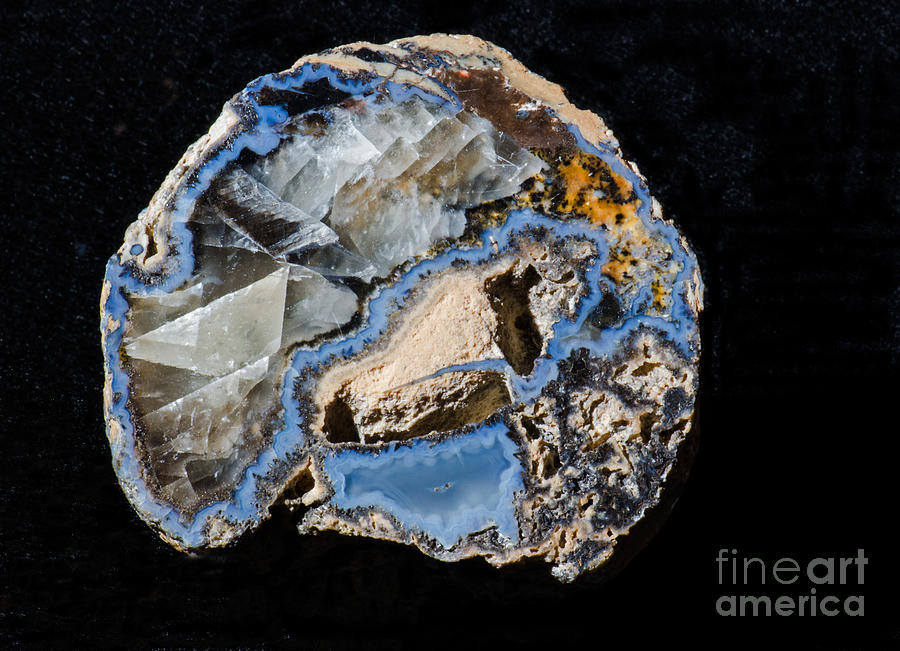 Geode With Chalcedony Photograph by Millard H. Sharp - Fine Art America