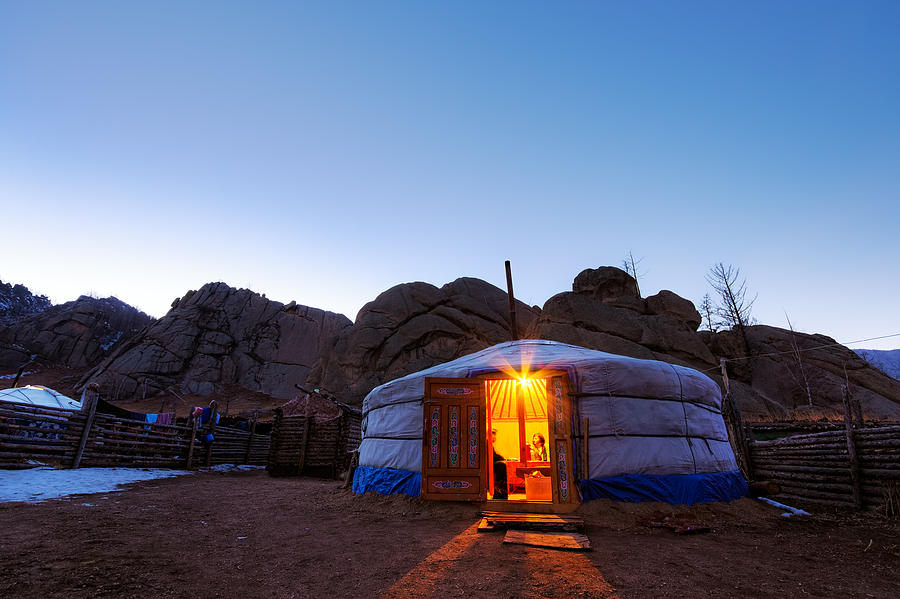 Ger in Mongolia Photograph by Edward Graham - Fine Art America