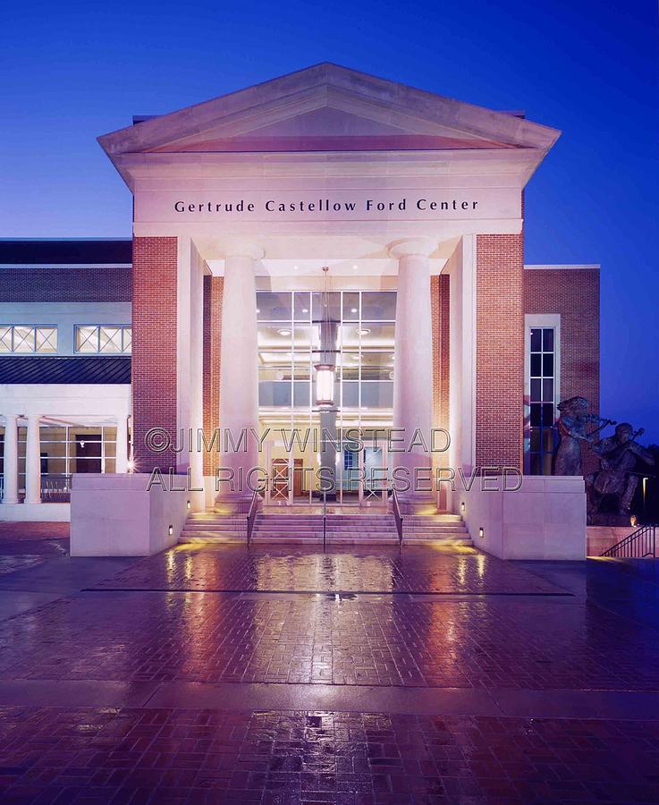 Gertrude Castilow Ford Center Univ. of Ms. Photograph by Jimmy Winstead ...