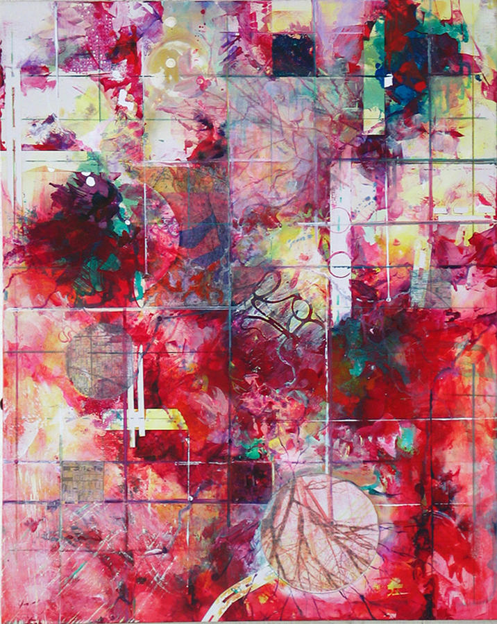 Getting There Red Painting by Carol Surface - Fine Art America