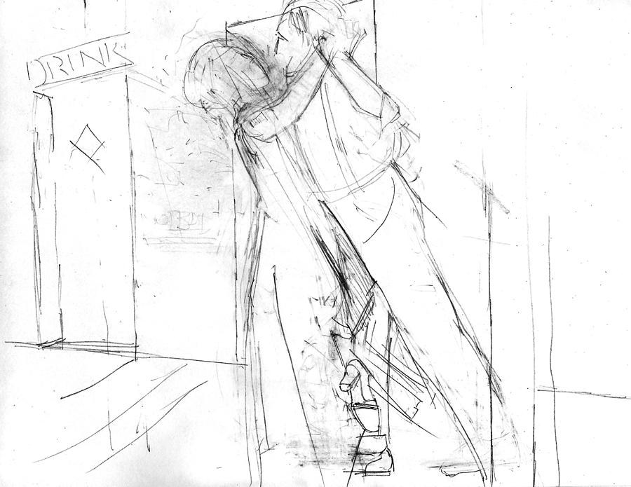 Ghost Dancing Drawing by Peter B Renich - Fine Art America