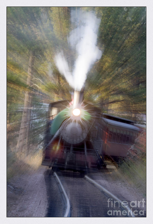 Ghost Train Photograph by Michael Greiner - Pixels
