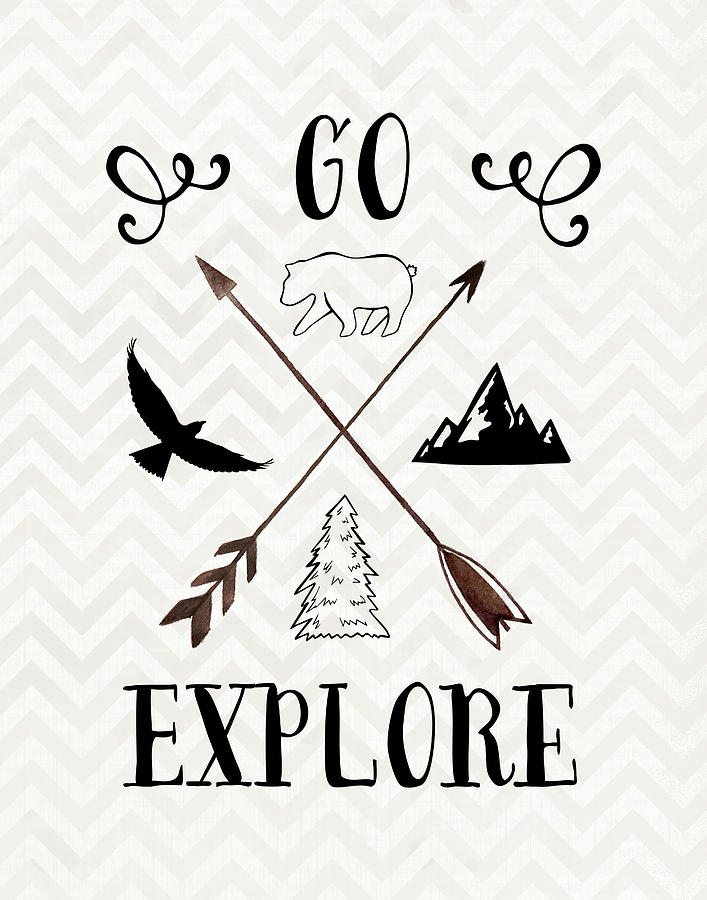 Go Explore Painting by Tara Moss - Pixels