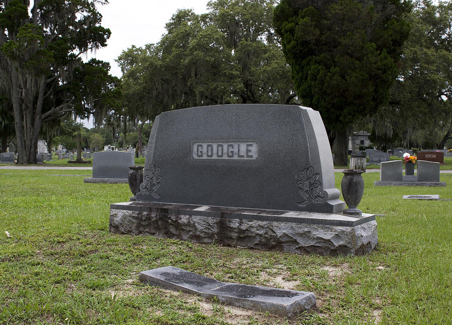 Google R.I.P. Photograph by William Patrick - Fine Art America