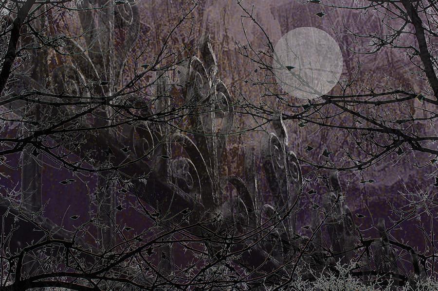 Gothic Moonlight 2 Photograph by Suzanne Powers - Pixels