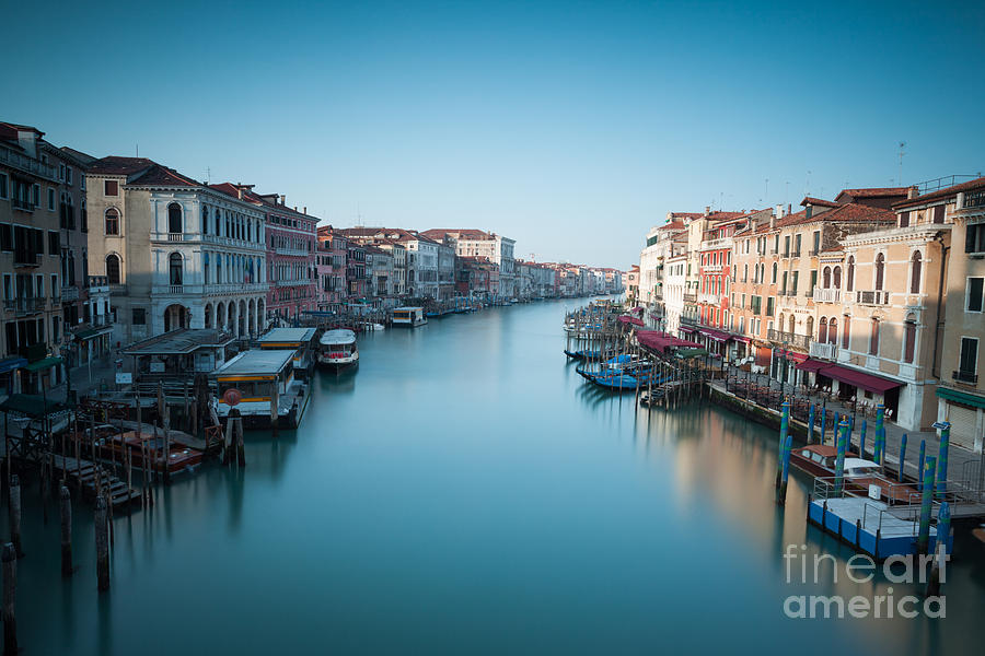 Grand canal at sunrise Venice Italy Photograph by Matteo Colombo - Pixels