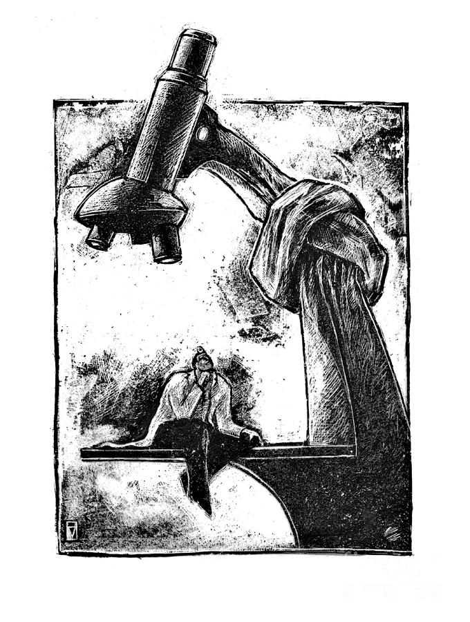 Grant Drawing by Chris Van Es - Fine Art America