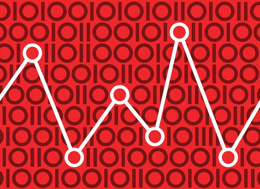 Graph In Binary Pattern Photograph by Ikon Images - Pixels
