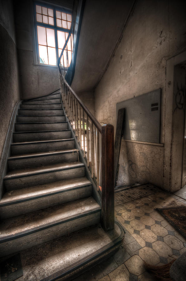 Gray steps Digital Art by Nathan Wright - Fine Art America