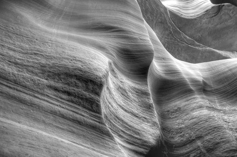 Grayscale Waves Photograph by Eric John Galleries - Pixels