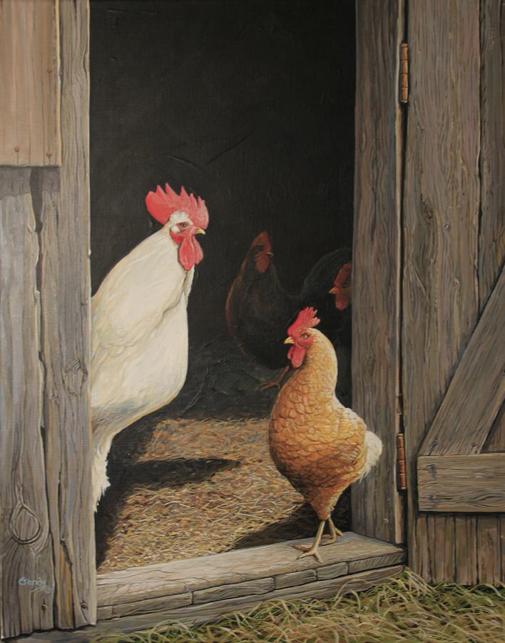 Greeting the Day Painting by Gary Gandy - Fine Art America