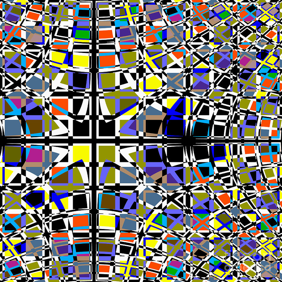 Grid Digital Art by Barbara Moignard - Fine Art America