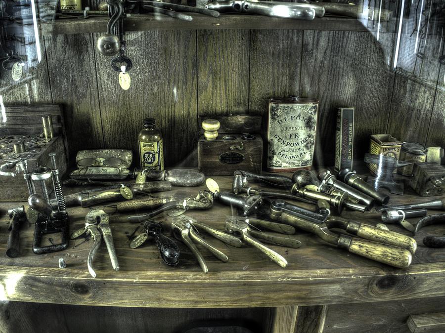 Gunsmith Workshop v1 Photograph by John Straton - Pixels