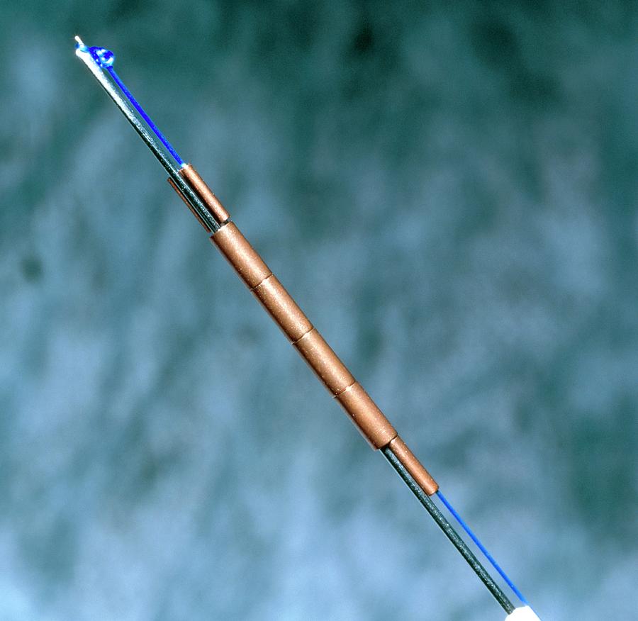 Gynefix Intrauterine Contraceptive & Its Implanter Photograph by Damien ...